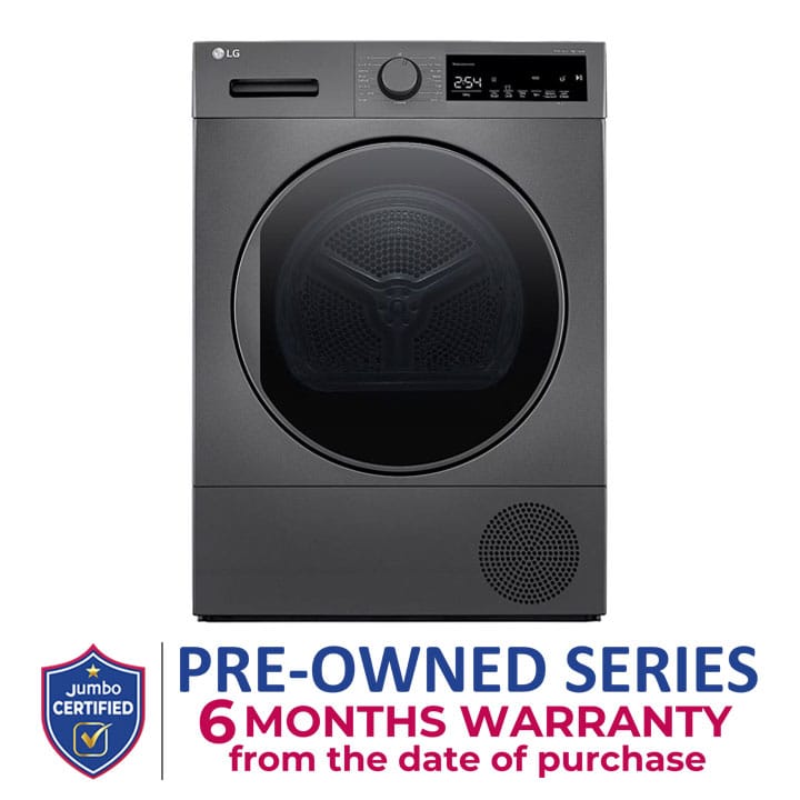LG Heat Pump Dryer, 8kg Capacity, A++ - Dark Silver Made in Turkey ...