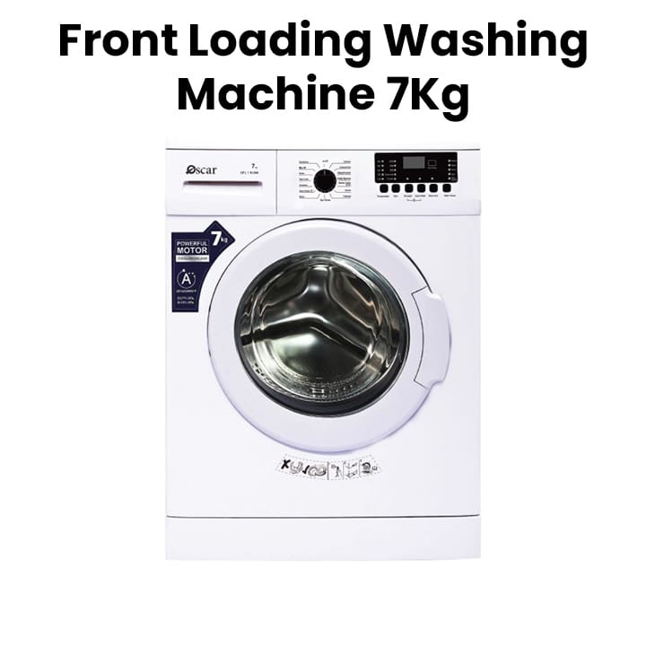 Oscar Front Load Washing Machine 7Kg