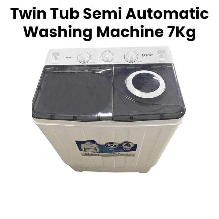 Buy Oscar 7Kg Twin Tub Semi Automatic Washing Machine | OWT 8K1 Online ...