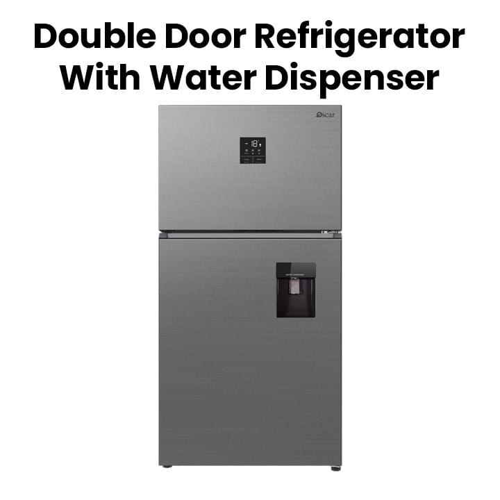 Buy Oscar No-Frost Double Door Refrigerator with Water Dispenser ...