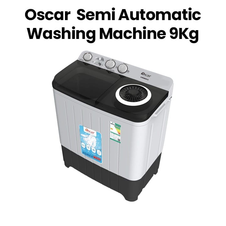 Buy Oscar Semi-Automatic Washing Machine 9kg | Black | OWM90SAKG Online ...