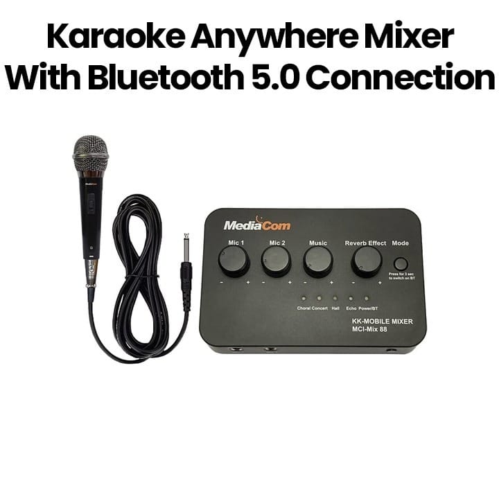 Buy Mediacom MCI-MIX88 Karaoke Mobile Mixer | MCI-MIX88 Online in Qatar ...