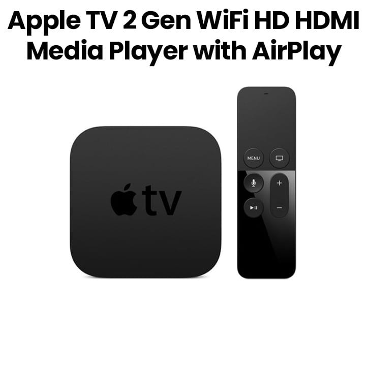 Buy Apple TV 2nd Generation WiFi HD HDMI Media Player with AirPlay ...