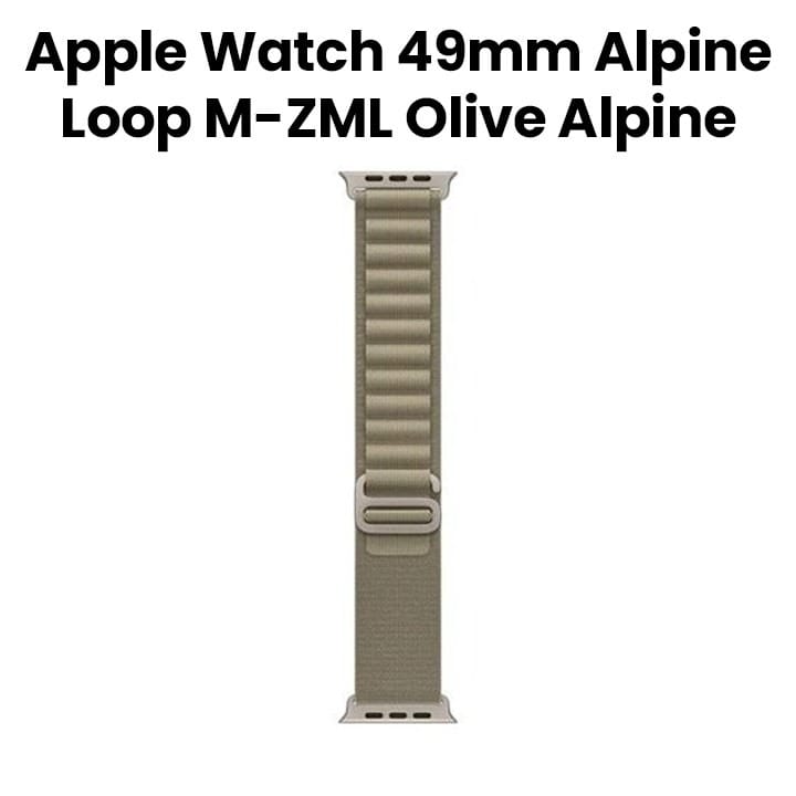 Buy Apple Watch 49mm Alpine Loop M-ZML Olive Alpine | MT5U3ZM/A Online ...