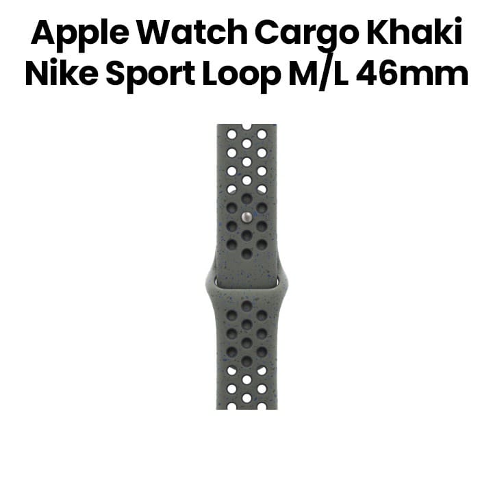 Buy Apple 46mm Cargo Khaki Nike Sport Band - M/L | MYLE3ZM/A Online in ...