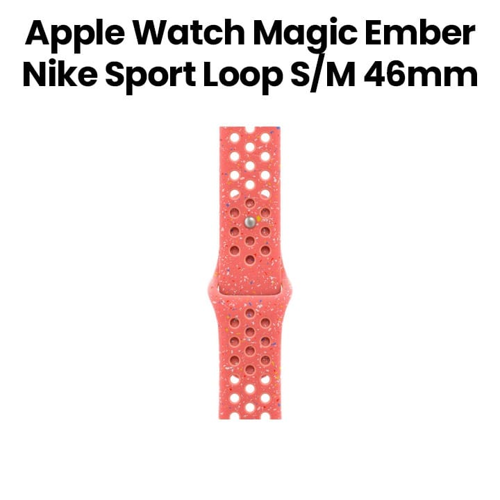 Buy Apple 46mm Magic Ember Nike Sport Band - S/M | MYLF3ZM/A Online in ...
