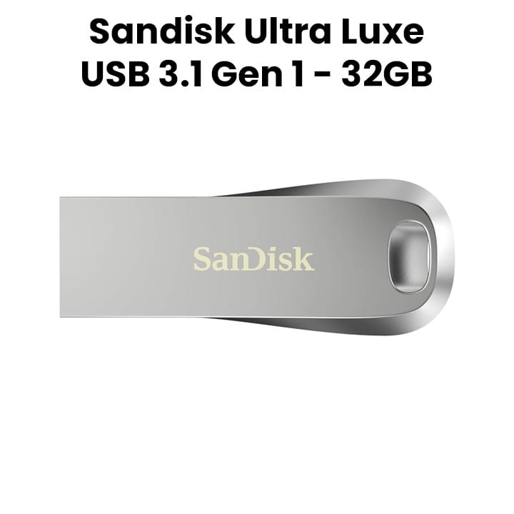 Buy SanDisk Ultra Luxe USB 3.2 Gen 1 Flash Drive 32GB 150MB/s Online in ...