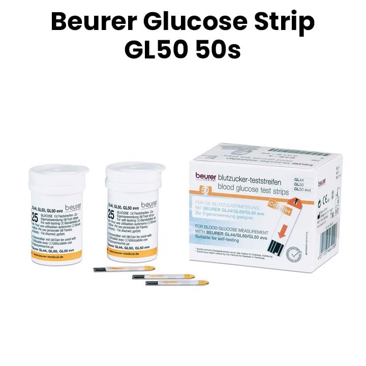 Buy Beurer Glucose Strips 50-Pack - White | GL50 Online in Qatar at ...