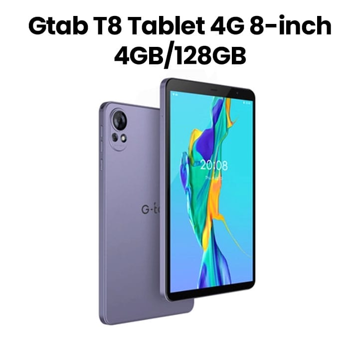 Buy Gtab T8 GR Tablet 8" 4G 4GB RAM 128GB Storage - Gray T8 GR Online ...