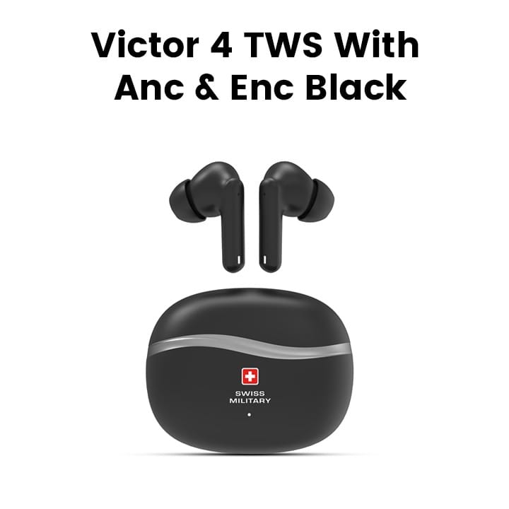 Buy Swiss Military Victor 8 True Wireless Earbuds – Black |SM-VICTOR8 ...