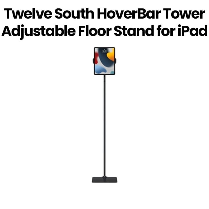 Buy Twelve South HoverBar Tower Adjustable Floor Stand for iPad – Black ...