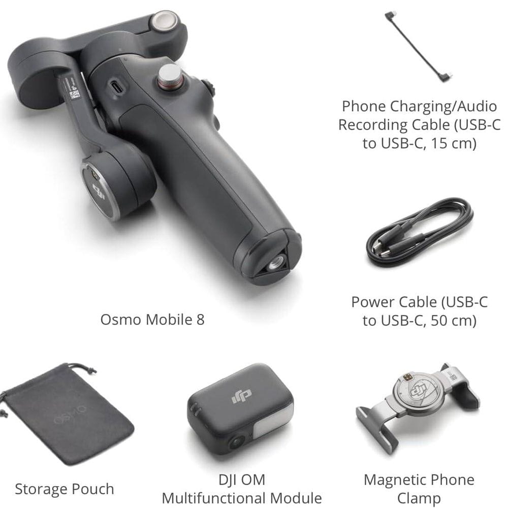 DJI Osmo Mobile 8 Smartphone Gimbal Stabilizer, 3-Axis