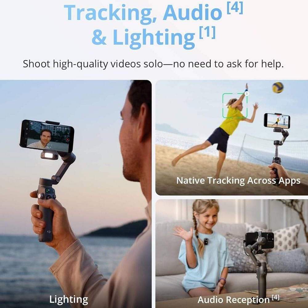 DJI Osmo Mobile 8 Smartphone Gimbal Stabilizer, 3-Axis