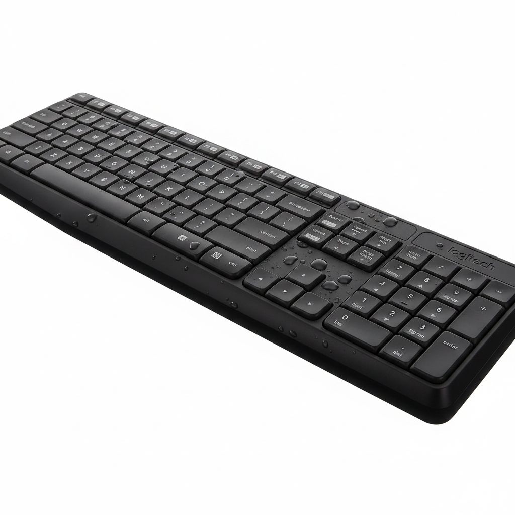 Logitech MK235 Wireless Keyboard and Mouse Combo for Wi