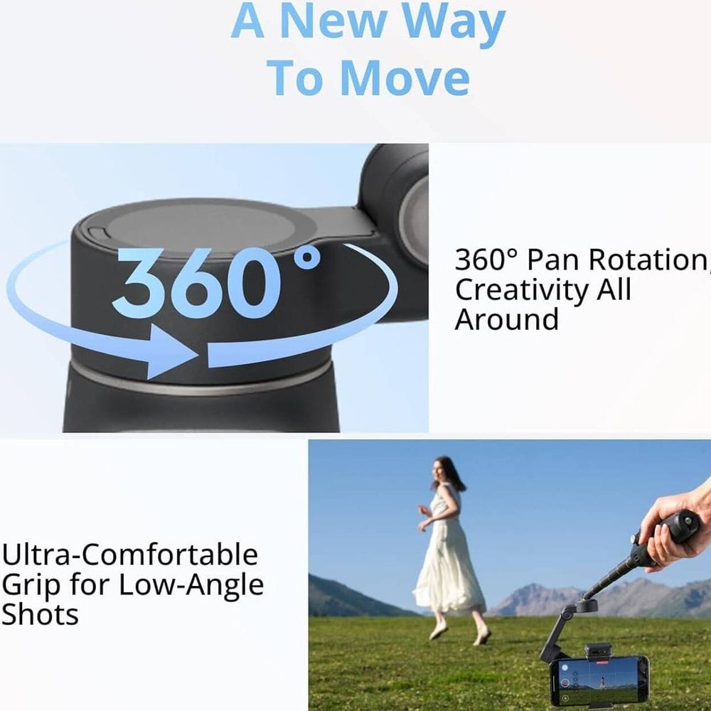 DJI Osmo Mobile 8 Smartphone Gimbal Stabilizer, 3-Axis