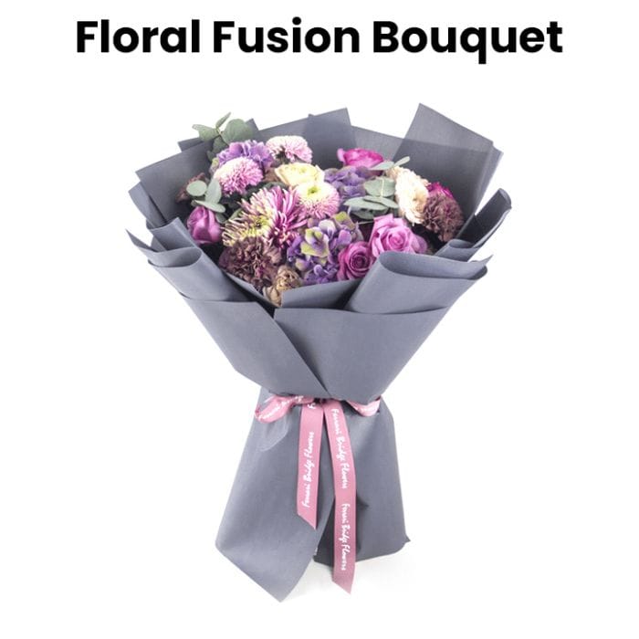 Buy A Hand Bouquet Of Chrysanthemum, Carnations, Hydrangea And Roses ...