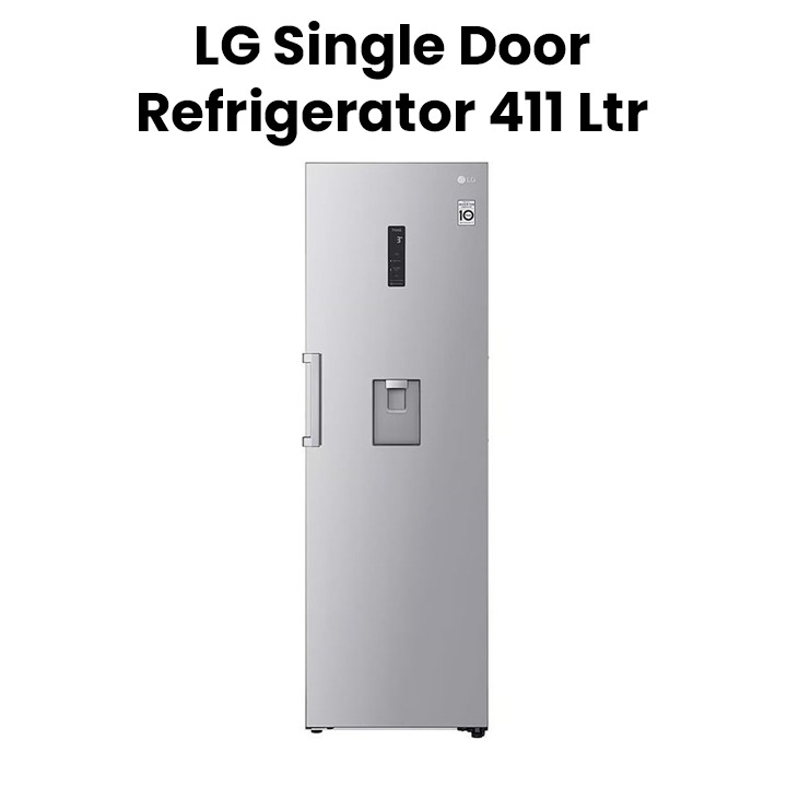 Buy LG 411 Ltrs Single Door 411 Ltrs Refrigerator - Platinum Silver ...