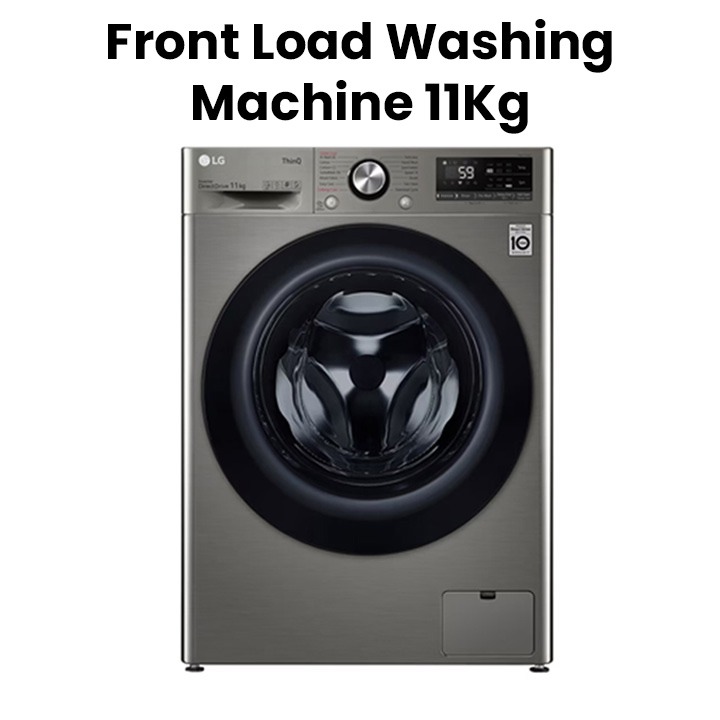 Buy LG 11Kg Front Load Washing Machine Platinum Made In Egypt ...
