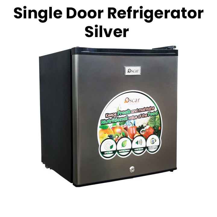 Buy Oscar 50Ltrs. Single Door Refrigerator - Silver | OR 65S1 Online in ...