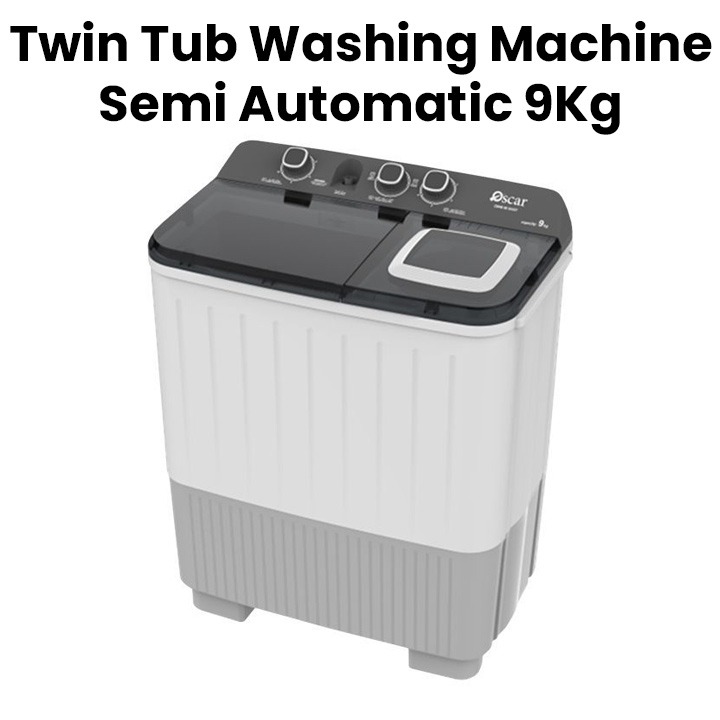 Buy Oscar 9Kg Twin Tub Semi Automatic Washing Machine | OWM 90 SAXT ...