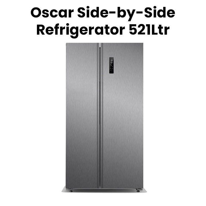 Buy Oscar 521Ltr Side-by-Side Refrigerator | ORF 690 FFSBSH Online in ...