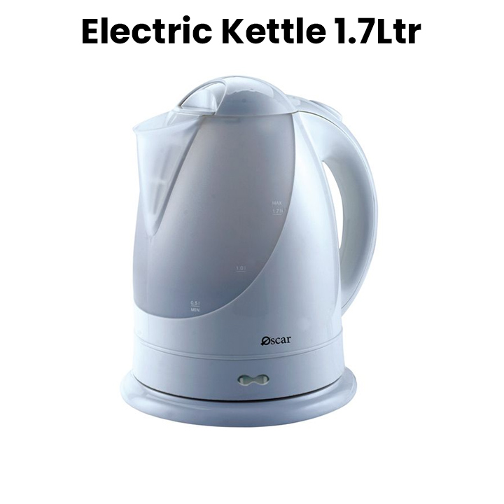 Buy Oscar 1.7Ltr. Electric Kettle with Water Indicator White Finish ...