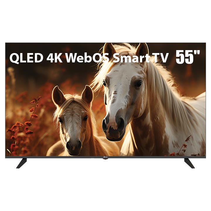 Buy Oscar 55" Frameless QLED 4K UHD WebOS Smart TV with Magic Remote ...