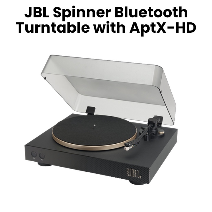 Buy JBL Spinner BT Bluetooth Turntable - Black/Gold | SPINNERBT Online ...