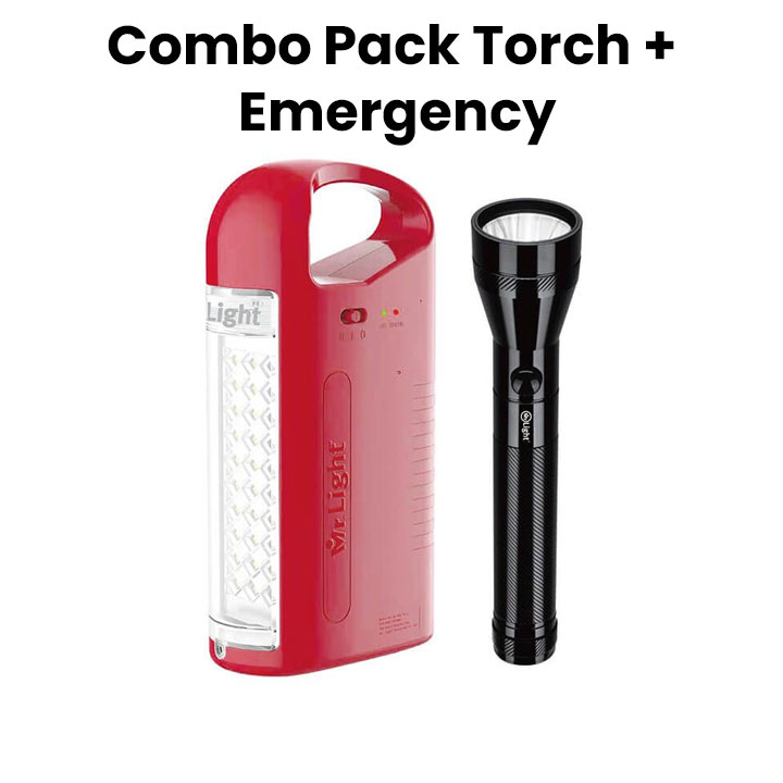 Buy Mr. Light Combo Pack Torch + Emergency | MR 84 Online in Qatar at ...