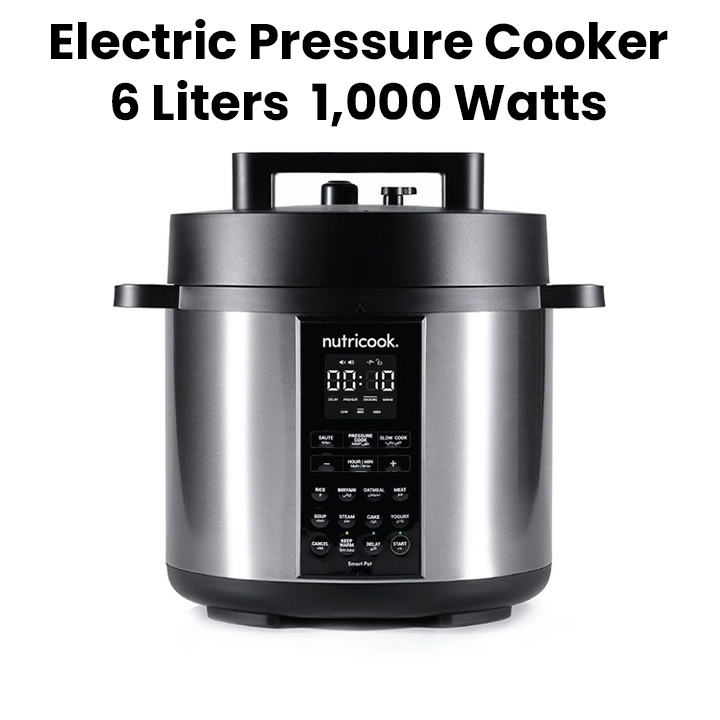 Buy Nutricook Smart Pot 2 6 Liters 9 in 1 Electric Pressure Cooker ...