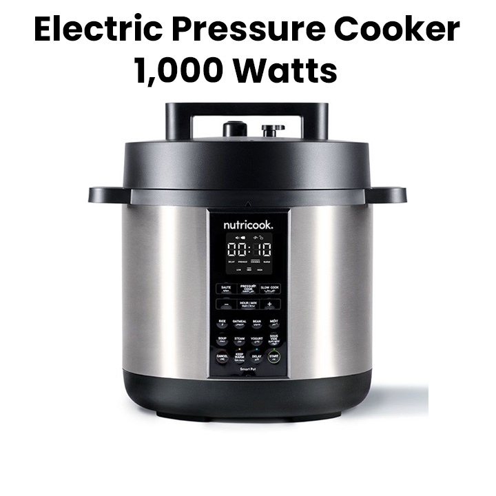 Buy Nutricook Smart Pot 2 8 Liters 9 in 1 Electric Pressure Cooker ...