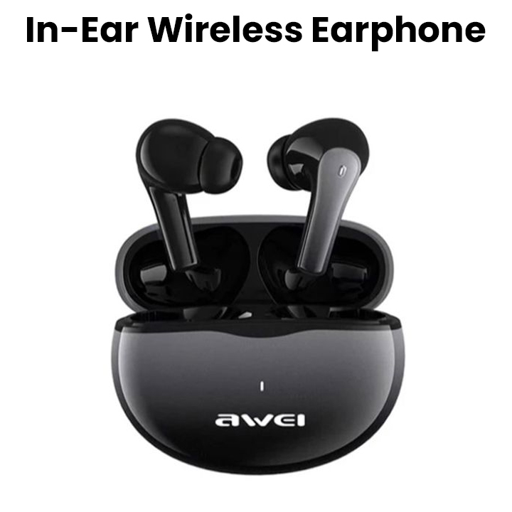 Buy Awei ENC In-Ear Wireless Earphone - Black | T62 ENC Online in Qatar ...