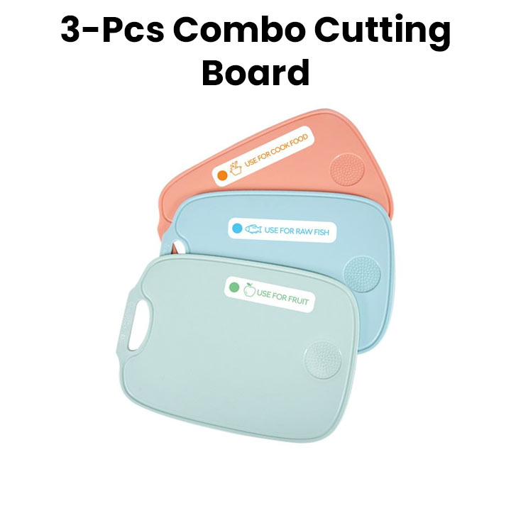 Buy English Royal 3-Pcs Combo Cutting Board (ERK 1400) | Jumbo Souq
