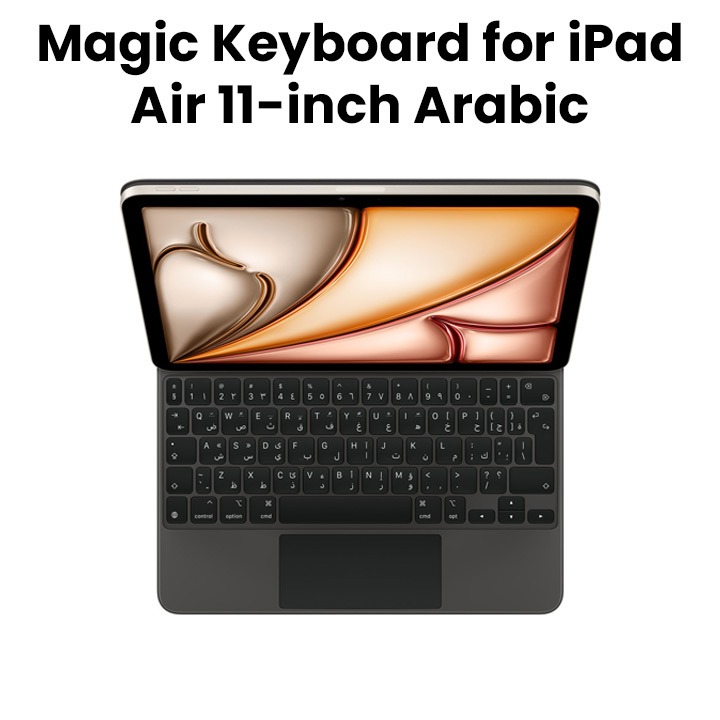 Buy Apple Magic Keyboard 11-inch iPad Pro 2nd Gen Arabic - Black | MXQT2AB/A Online in Qatar at ...