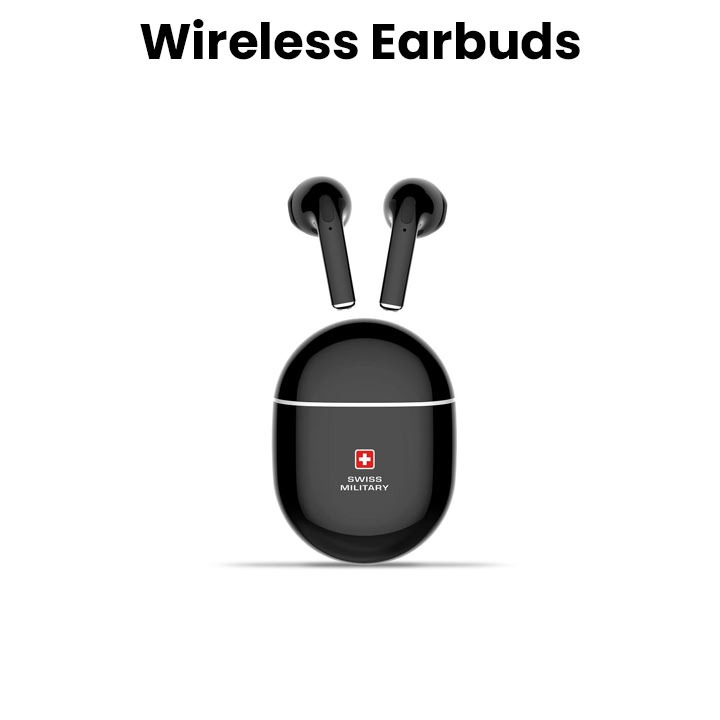 Buy Swiss Military Delta 2 In Ear True Wireless Earbuds Black (SM-TWS ...