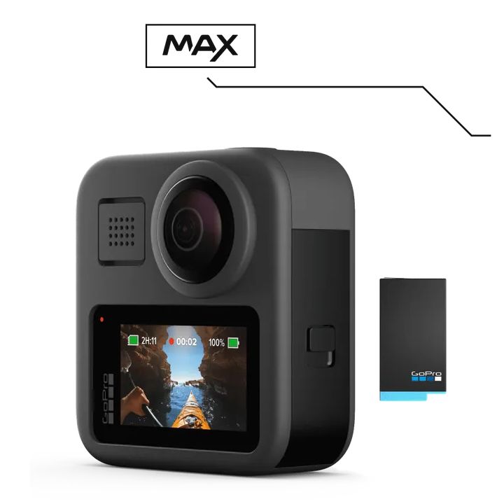 Buy GoPro Max Waterproof 360 + Action Camera Black | Jumbo Souq