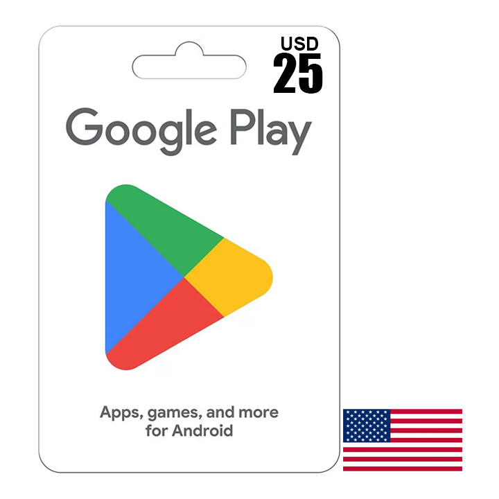 Buy GOOGLE PLAY USA USD 25 Online in Qatar at Best Price | Jumbo Souq