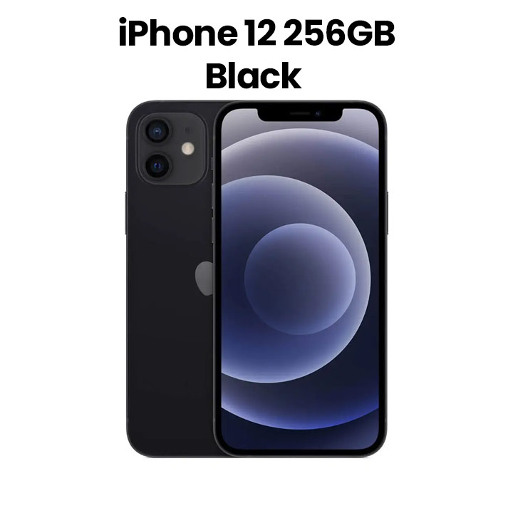 Buy Apple iPhone 12 256GB Smartphone - Black | MGJG3AA/A Online in ...
