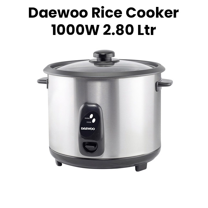 Buy Daewoo Rice Cooker 2.8L Stainless Steel | DRC 9536 Online in Qatar ...