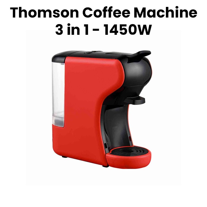 Buy Thomson Coffee Machine - Red | ST-504 Online in Qatar at Best Price ...