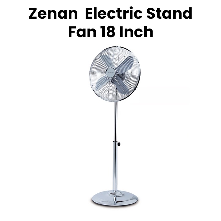 Buy Zenan Metal Stand Electric Fan | ZEF-FD45M Online in Qatar at Best ...
