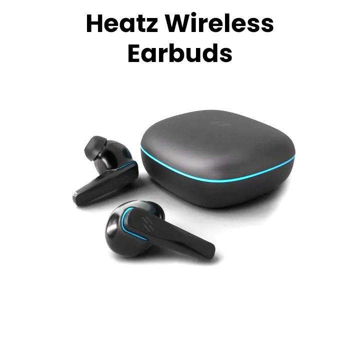 Buy Heatz Wireless Earbuds - Black | HB7 Online in Qatar at Best Price ...