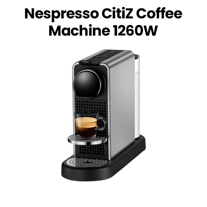 Buy Nespresso CitiZ Coffee Machine - Platinum Titanium | C140-ME-TI-NE ...