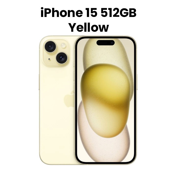 Buy Apple iPhone 15 512GB - Yellow | MTPF3AA/A Online in Qatar at Best ...