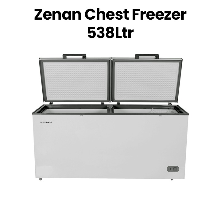 Buy Zenan Chest Freezer 538L - White |ZCF-BD600 Online in Qatar at Best ...
