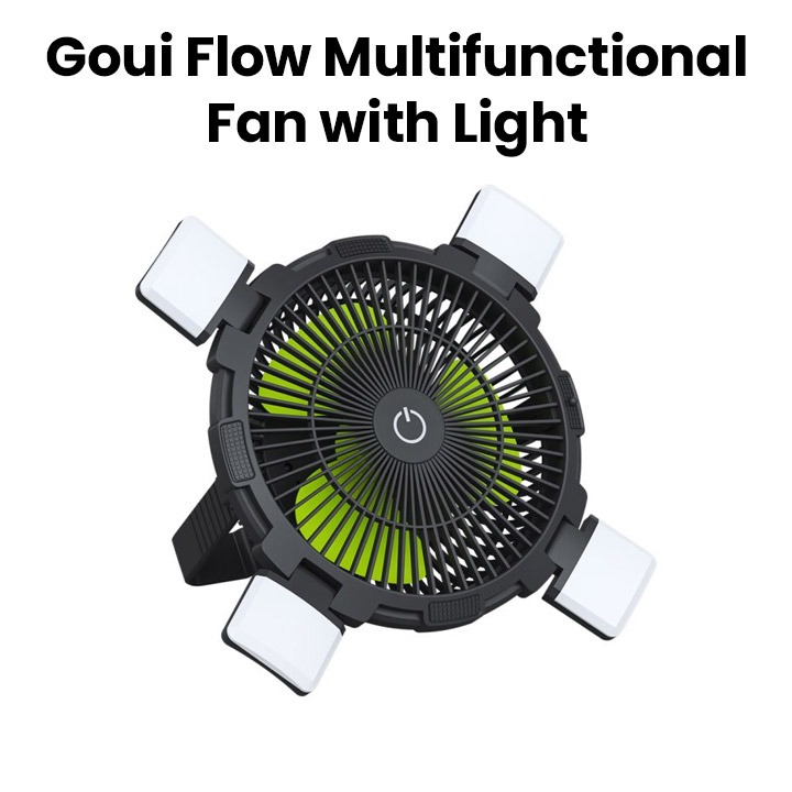 Buy Goui Multifunctional Fan with Light - Black |G-FANLIGHT-K Online in ...