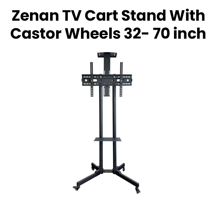 Buy Zenan TV Stand with Castor Wheel - Black |ZTS-CD800S Online in ...