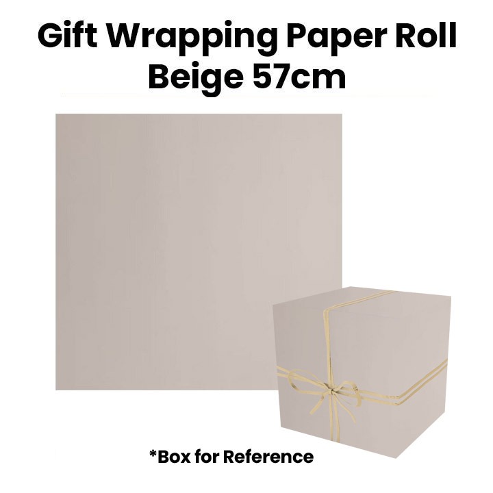 Buy Gift Wraping- Beige Paper Roll Online in Qatar at Best Price ...