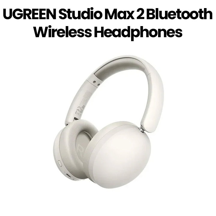 اشترِ UGREEN Hi-Res HiTune Studio Max2 ANC Wireless Over-Ear Headphones | White | UG-HS-BT-HP205 ...