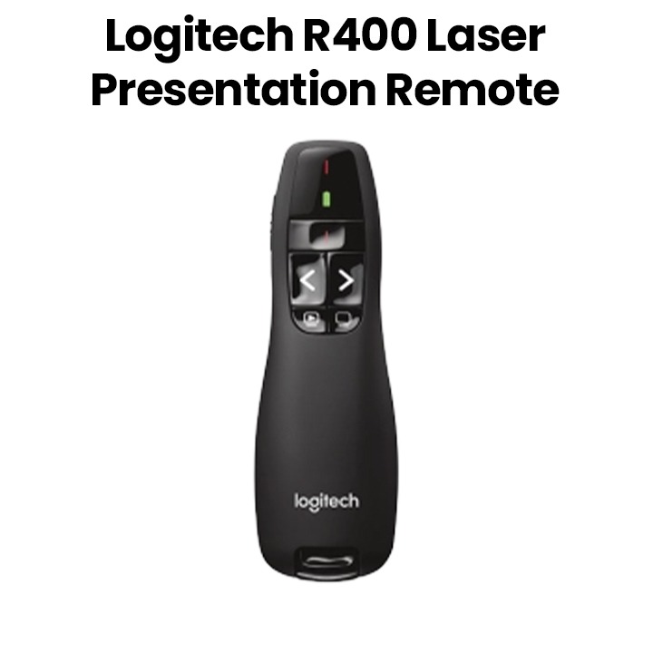 Buy Logitech R400 Laser Presentation Remote Black Online in Qatar at ...